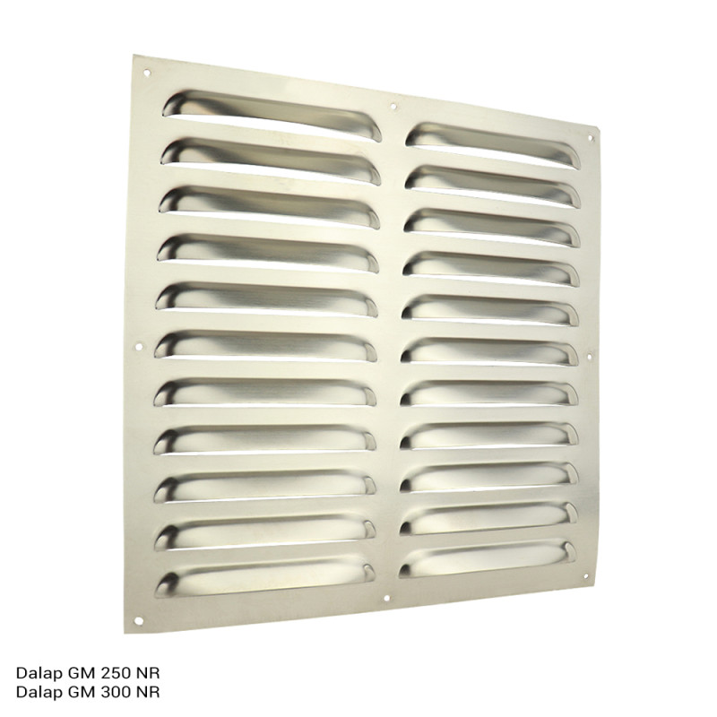Dalap GM NR - stainless steel ventilation grille with fixed slats ...