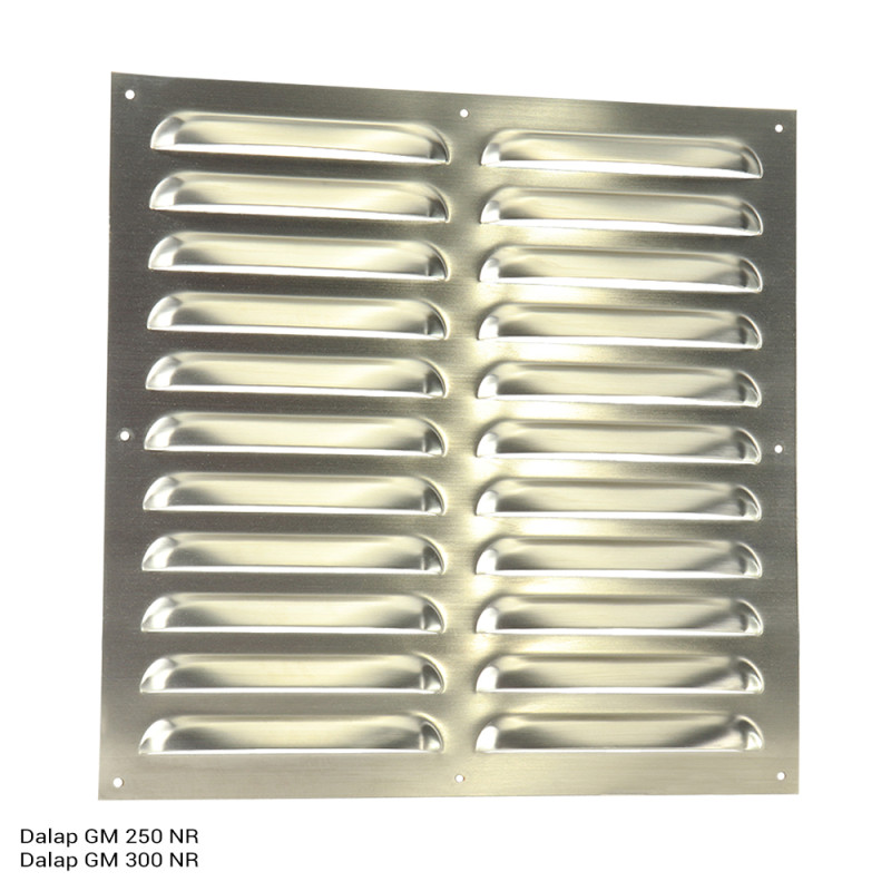 Dalap GM NR - stainless steel ventilation grille with fixed slats ...