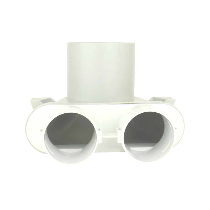 Dalap Flexitech CPMC - plastic ceiling connector, flange Ø 125 mm