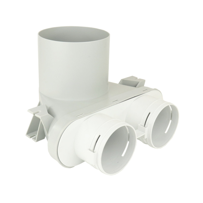 Dalap Flexitech CPMC - plastic ceiling connector, flange Ø 125 mm