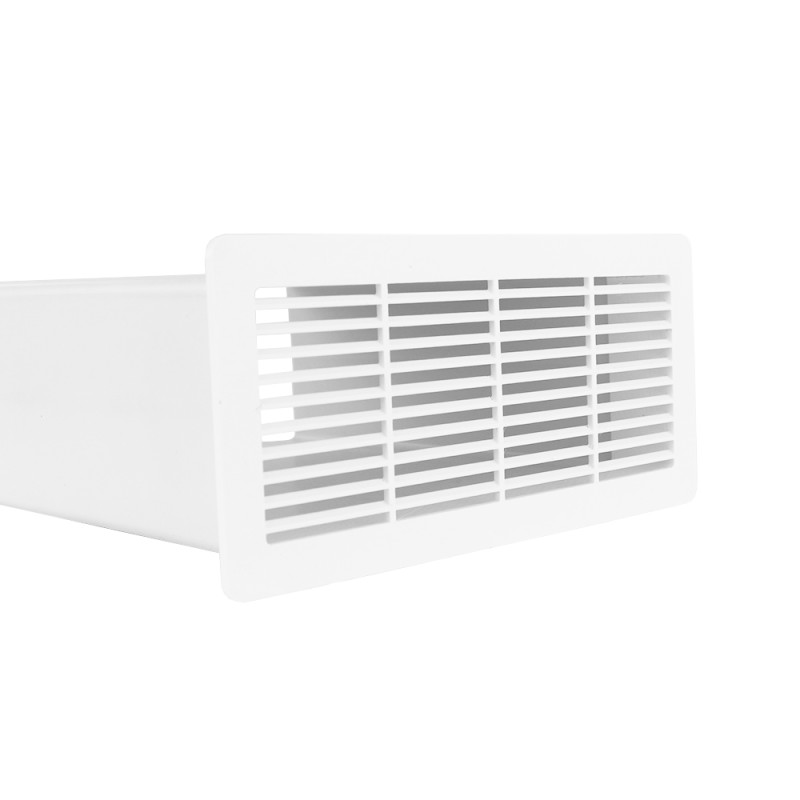 Dalap 972 - square PVC ventilation grille for duct termination, 220x90 ...