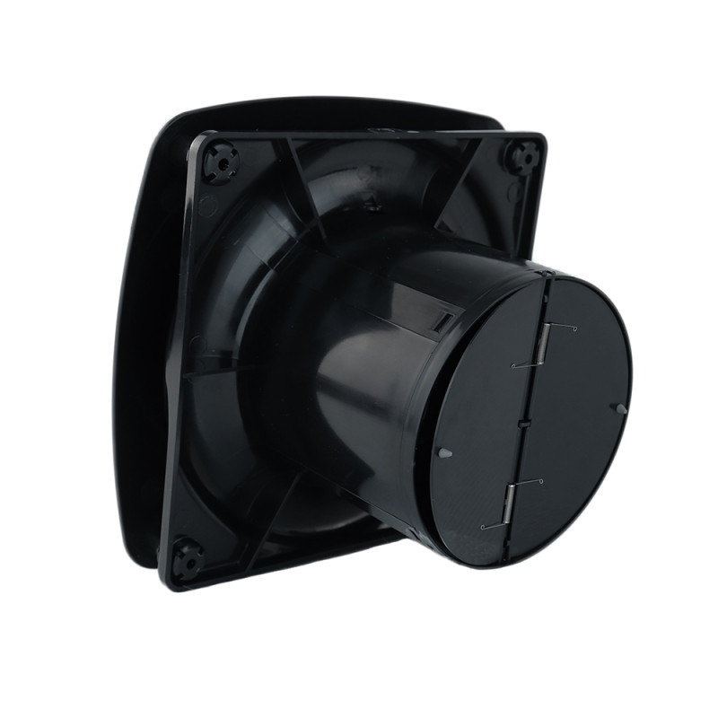 Dalap ONYX - bathroom fan with non-return valve, matt black