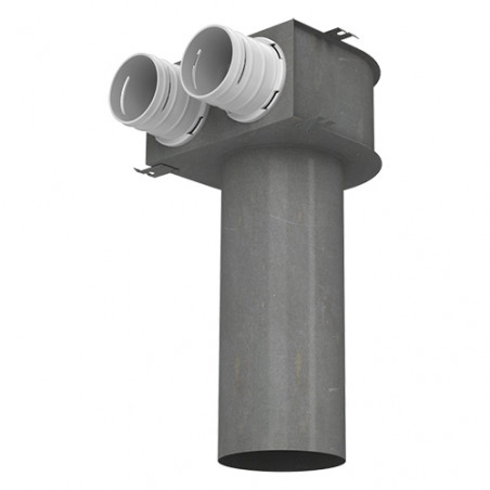 Ceiling mounted metal connector