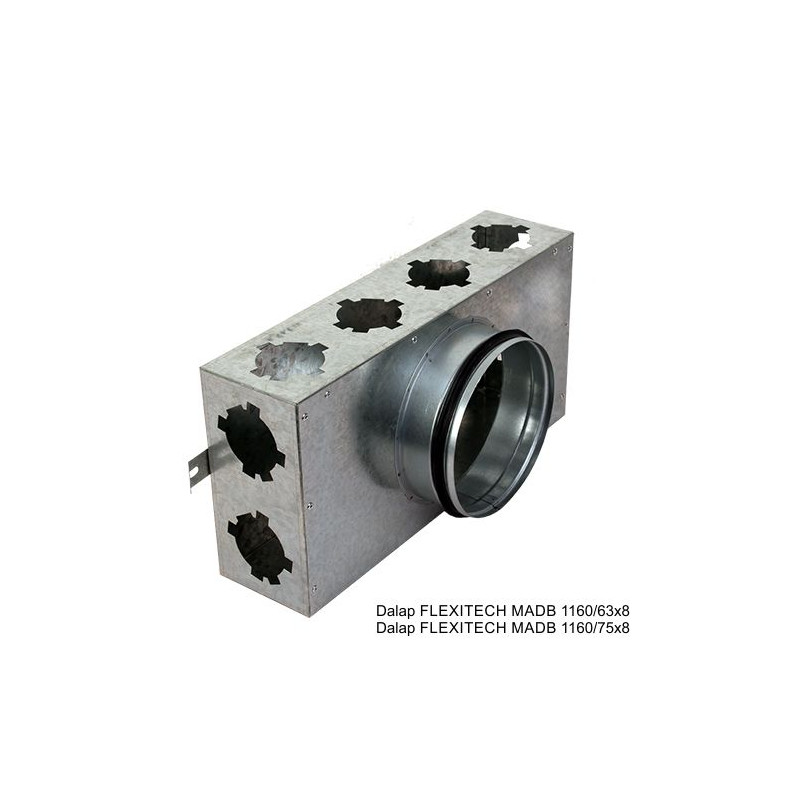 Metal air distribution box