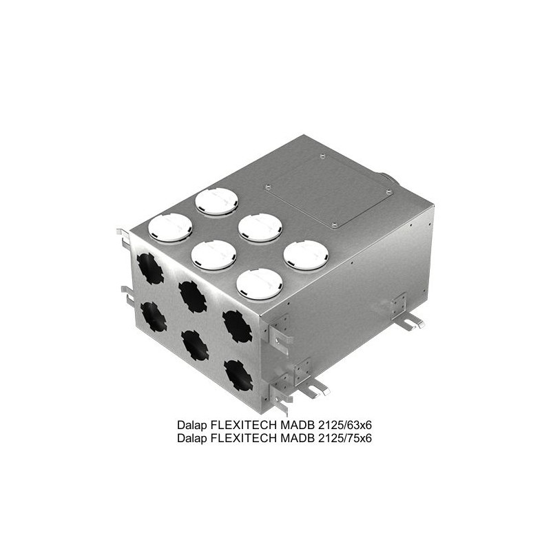 Metal air distribution box