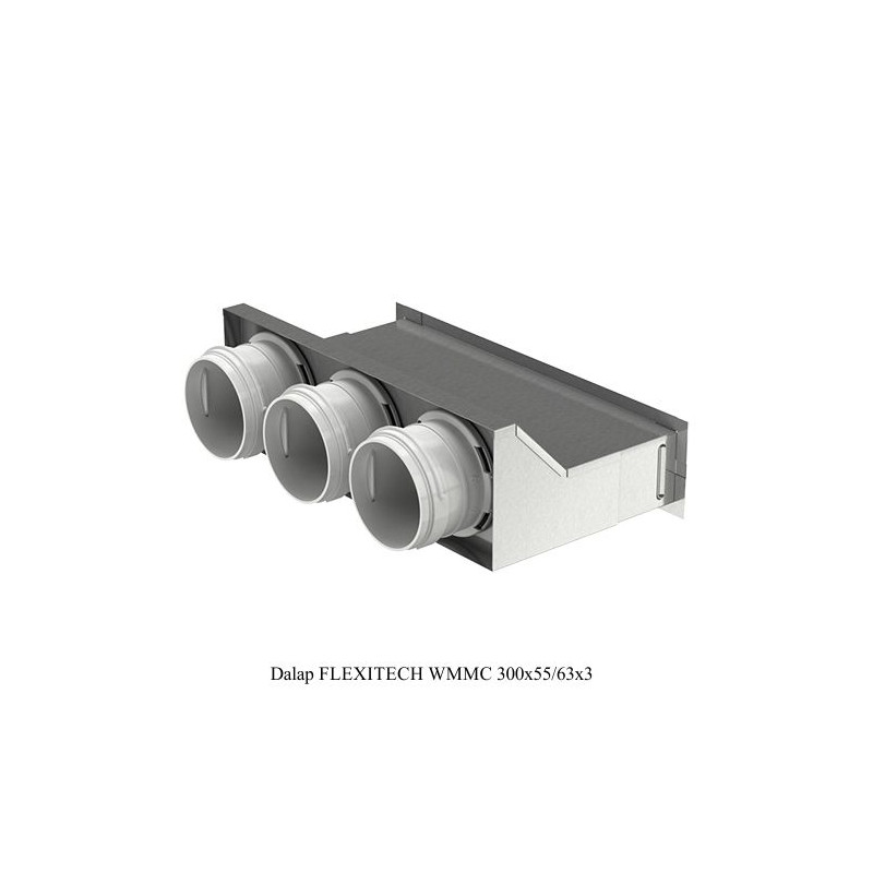 Wall mounted metal connector