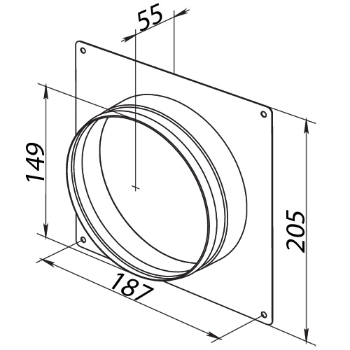 DFK - Metal frame flanges